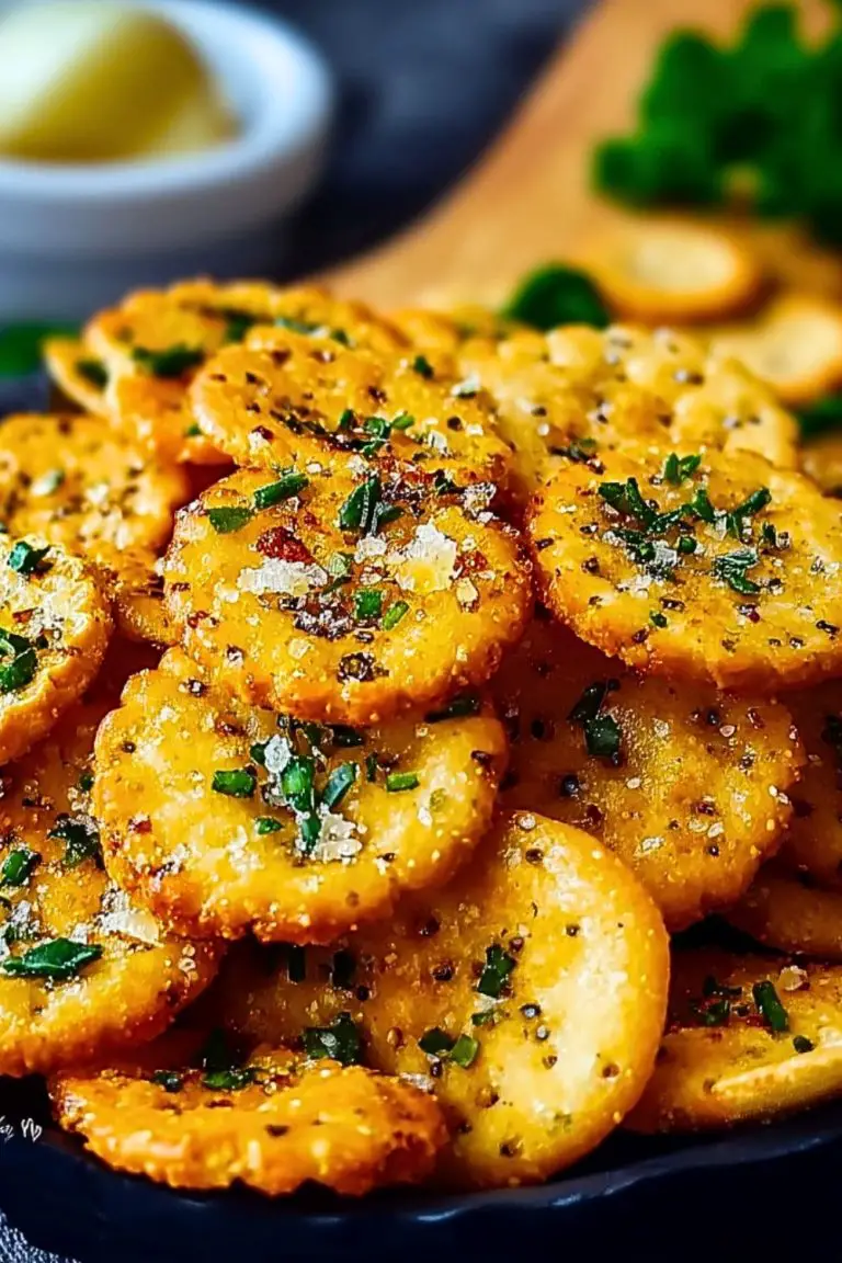 Garlic Ritz Snacks - Sally Meals