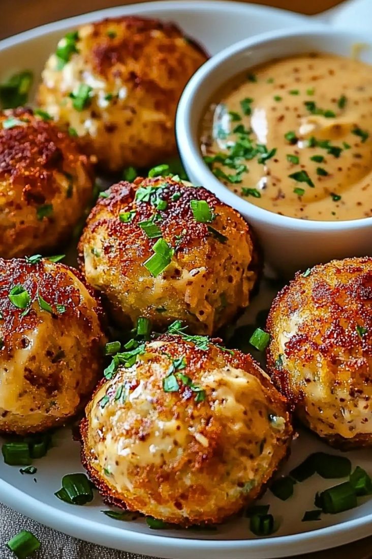 Reuben Balls with Spicy Thousand Island Dipping Sauce - Sally Meals