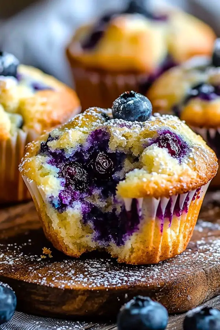 Easy & Fluffy Blueberry Muffin Recipe - Sally Meals