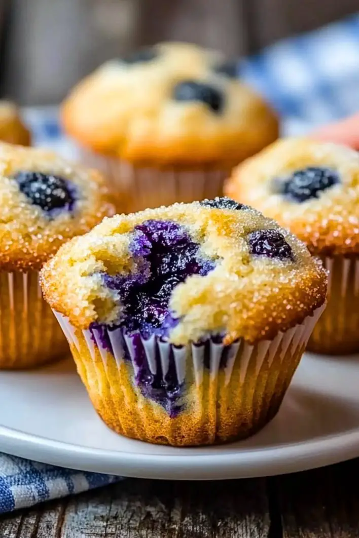 Easy & Fluffy Blueberry Muffin Recipe - Sally Meals