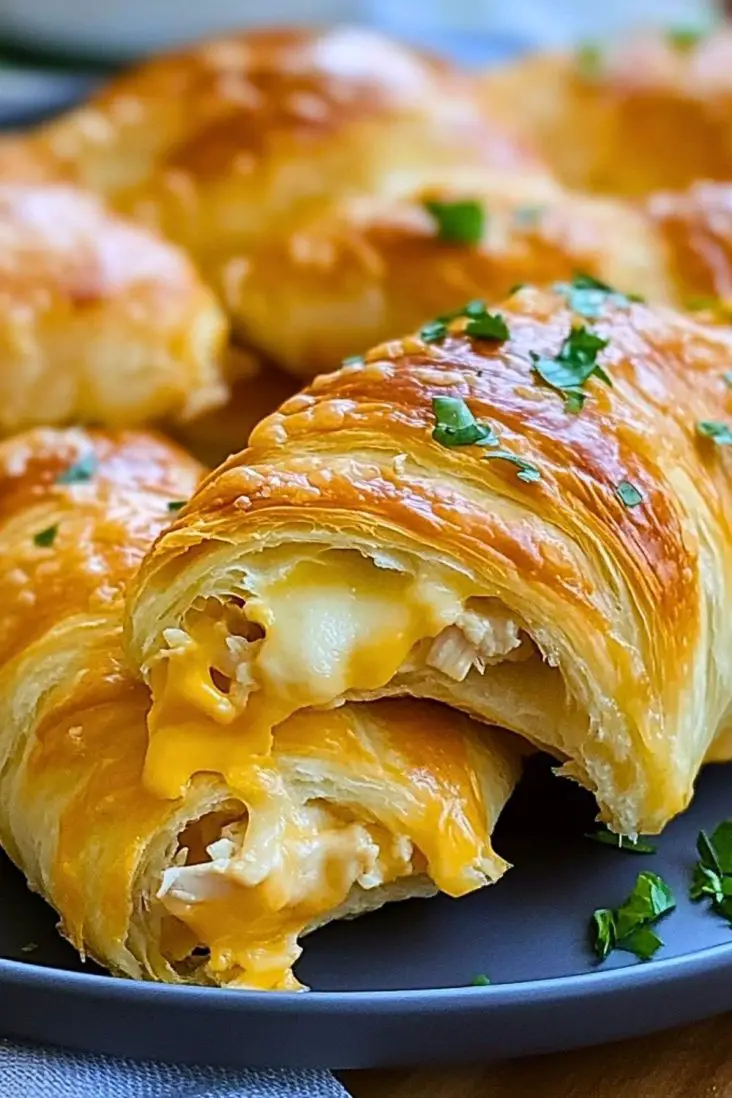 Irresistible Cheesy Chicken Crescent Rolls Recipe - Sally Meals