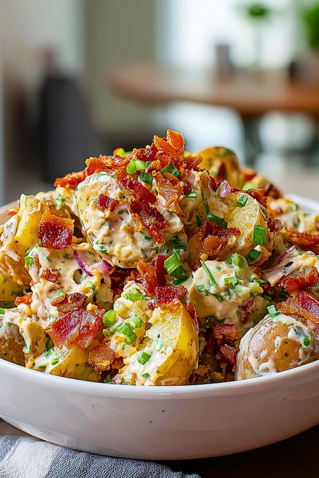 Jalapeno Popper Potato Salad - Sally Meals